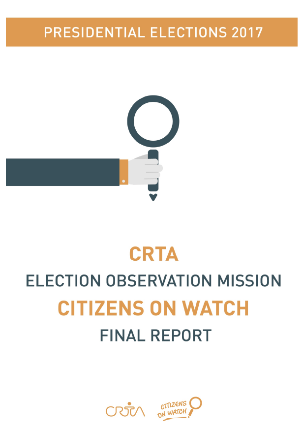CRTA :Final report – Presidential elections 2017 - CRTA