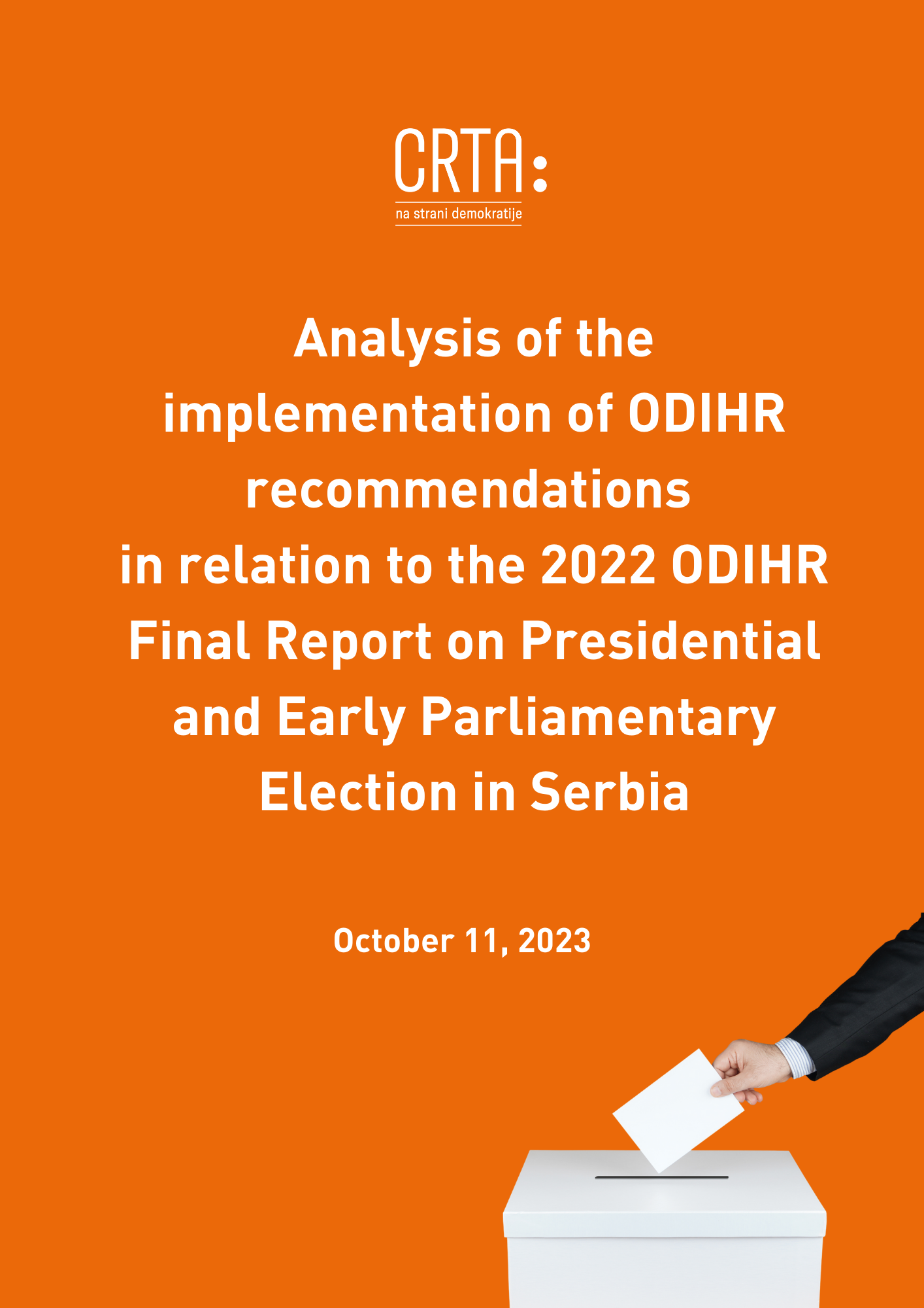 CRTA :Analysis of the implementation of ODIHR recommendations in ...